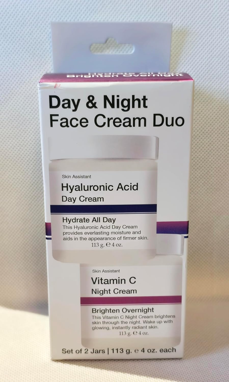 Amazon.com: Generic Day & Night Face Cream Duo, Moisturizing Cream Set ...