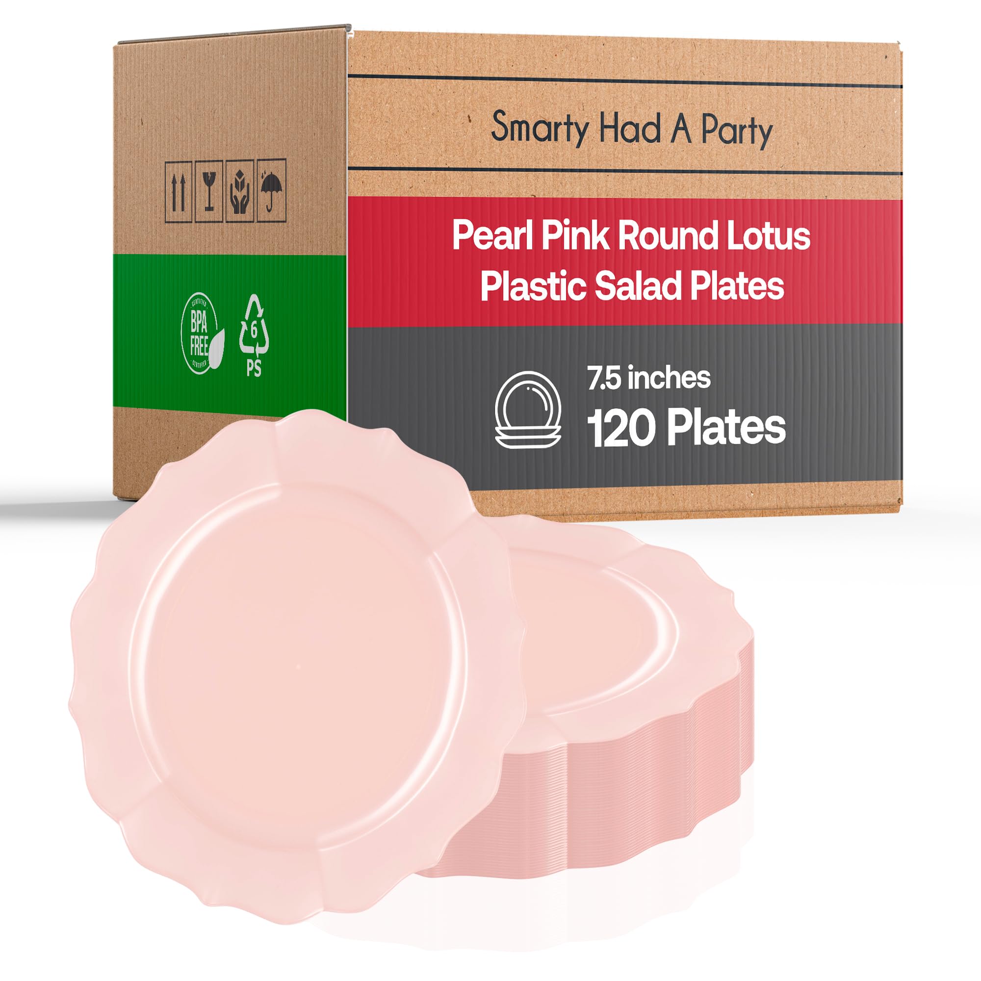 Amazon.com: Elegant Disposable Plastic Heavy Duty Dinnerware Sets ...