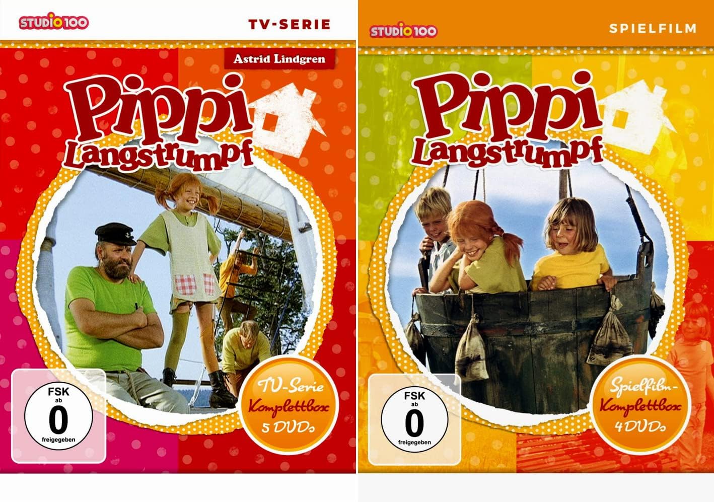 Pippi Longstocking TV Series + Game Film Complete Boxes DVD Box Set ...