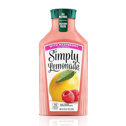 Amazon.com : Simply Lemonade with Raspberry 89oz No Handle : Grocery ...