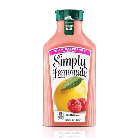 Amazon.com : Simply Lemonade with Raspberry 89oz No Handle : Grocery ...