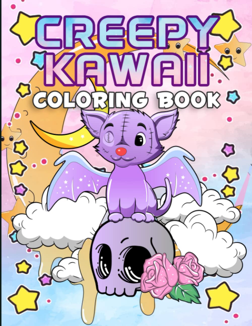 Buy Horror Kawaii Pastel Goth and Creepy Coloring Book: Cute Chibi ...