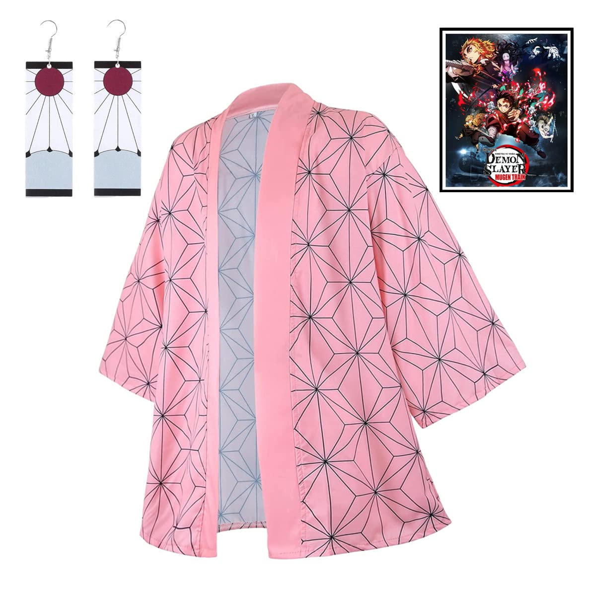 Anime Demon Slayer Kamado Nezuko Zenitsu Tanjirou Giyuu Kimono Outfit ...