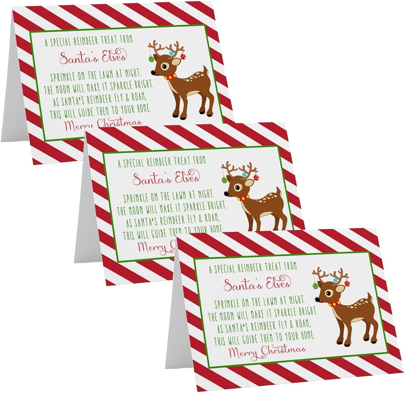 Amazon.com : Reindeer Food for Christmas Eve, Kids Christmas Party ...