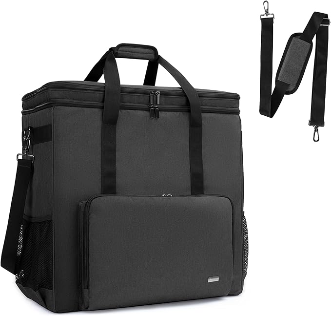 Amazon.com: CURMIO Double-Layer PC Carrying Case, Desktop Computer ...