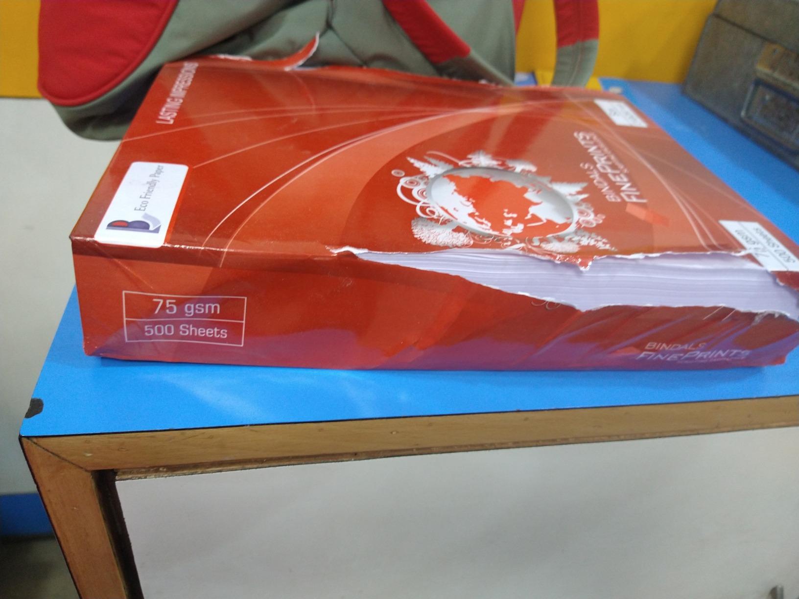 BINDALS Copier Paper A4 paper 500 sheets 75 gsm 1 Ream : Amazon.in ...