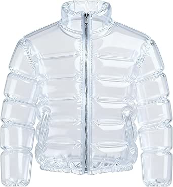 Amazon.com: Beer Jacket With Straw For Men Women Transparent Funny Beer ...