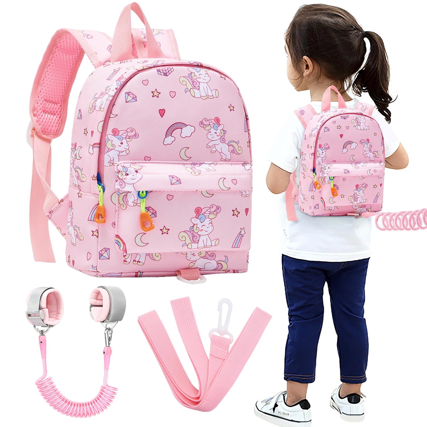 Amazon.com : Accmor Toddler Backpack Leash with Anti Lost Wrist Link ...