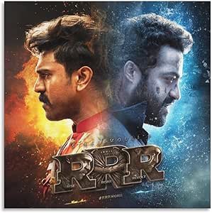 Amazon.com: Action Movies RRR Movie Poster Family Wall Decor Wall Art ...