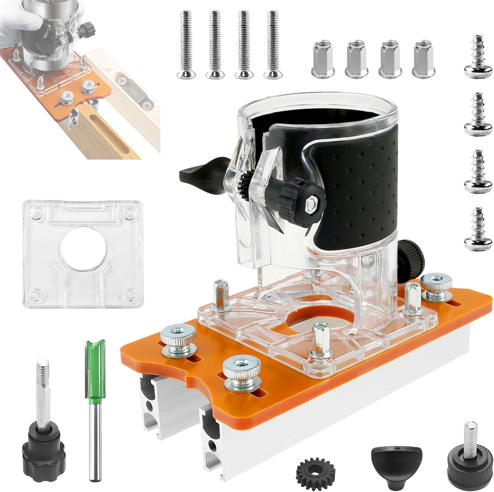 Base per Fresatrice per Legno,2 in 1 Fresatrice Verticale Legno,Fresa ...