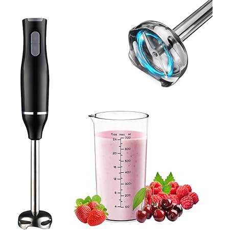 Hand Blender Stick - 400W Electric Handheld Immersion Blender with 2 ...