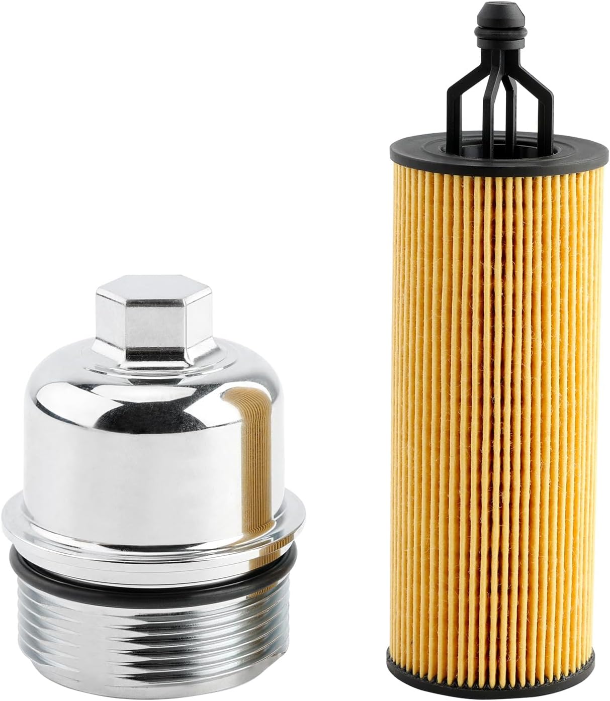 Aluminum Oil Filter Housing Cap & Oil Filter Assembly, Compatible With ...