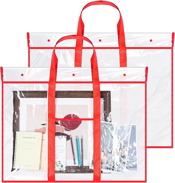 Amazon.com : Huhumy 2 Pcs Large Poster Storage Bag 31'' x 29" Bulletin ...