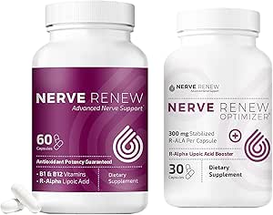 Amazon.com: NERVE RENEW Advanced Nerve Support Supplement and Optimizer ...