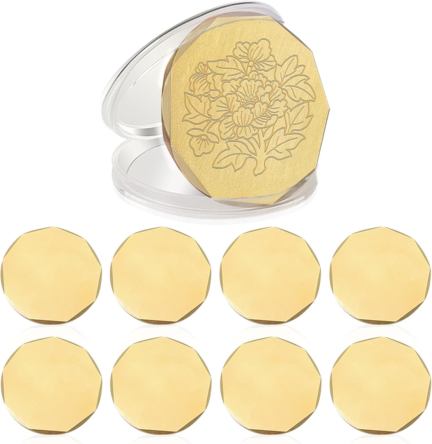 Amazon.com: 8 Pcs Blank Challenge Coin Laser Engraving Coins Blanks CNC ...