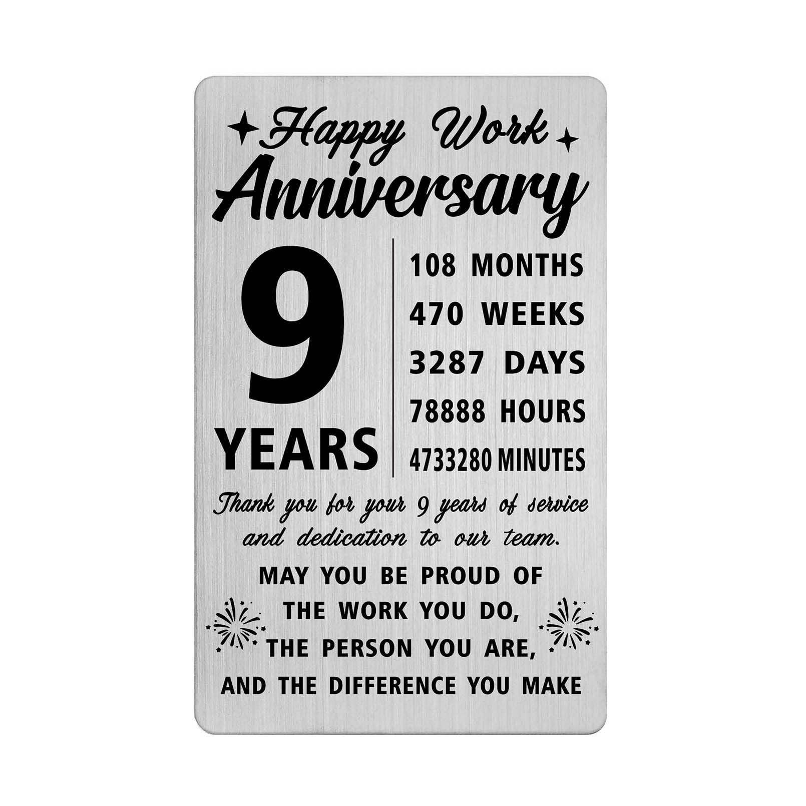 Funny Happy Work Anniversary Writing