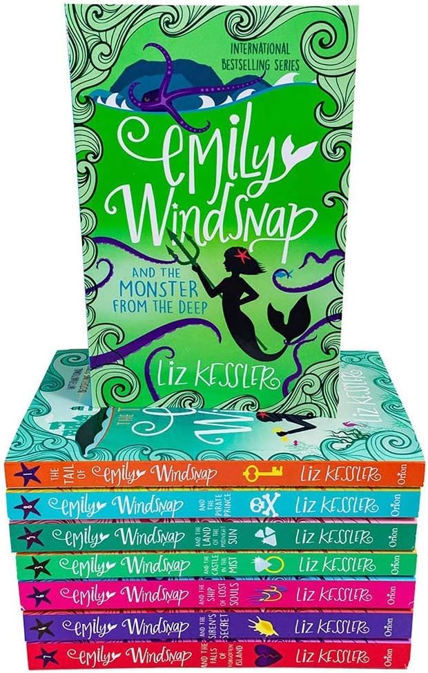 Amazon.com: Liz Kessler The Tail of Emily Windsnap Series 9 Books ...