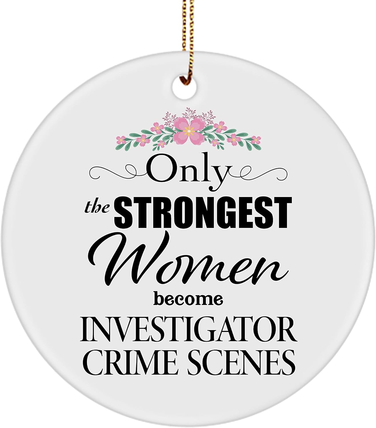Amazon.com: Investigator Crime Scene Ornament for Christmas Tree ...
