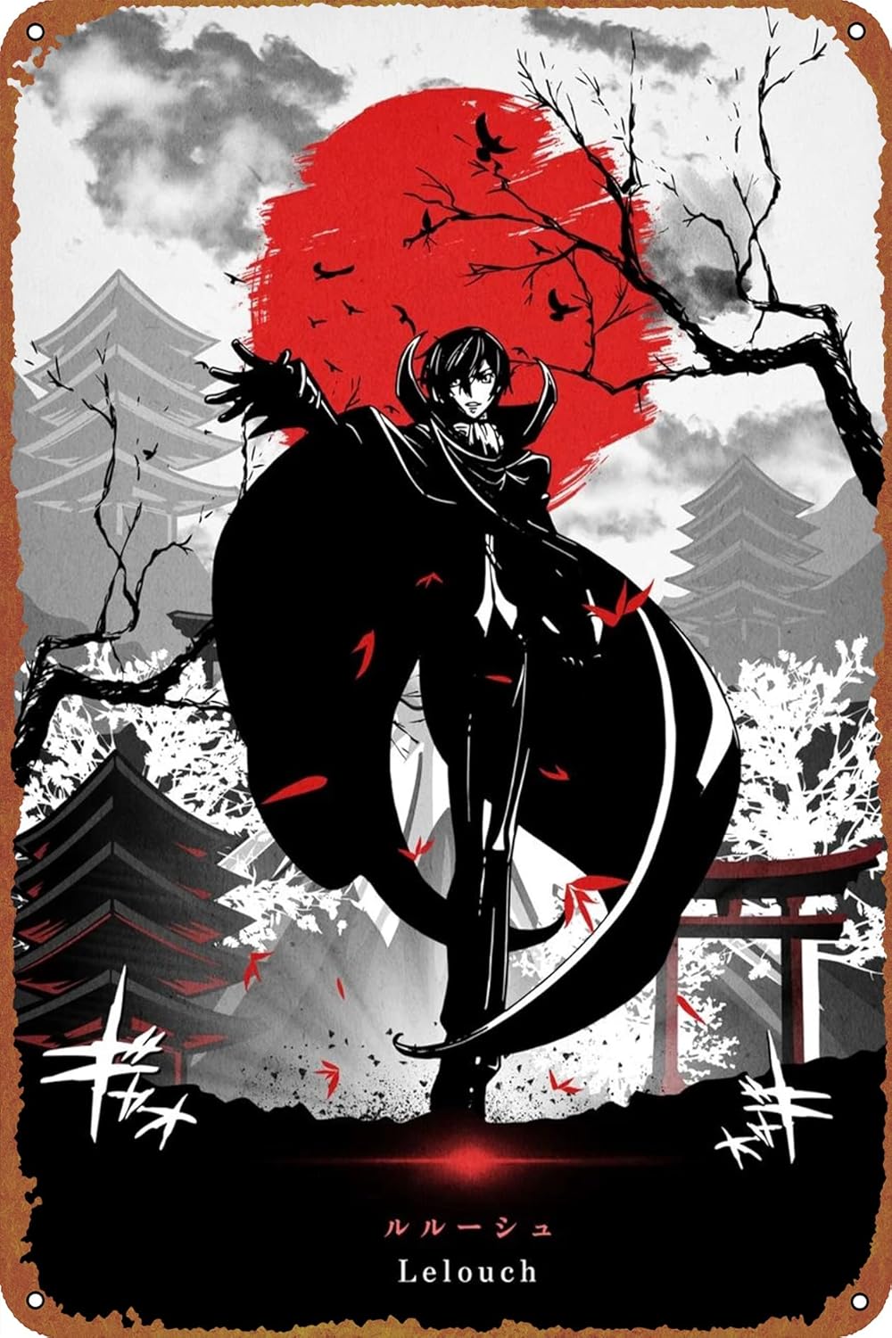 Amazon.com : Code Geass Anime Japanese Character Vintage Metal Sign ...