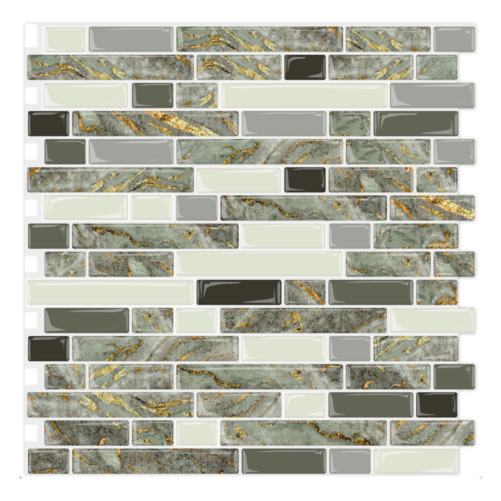 Snapklik.com : 1 Sheet 12x12 Peel And Stick Backsplash Tile For Kitchen ...