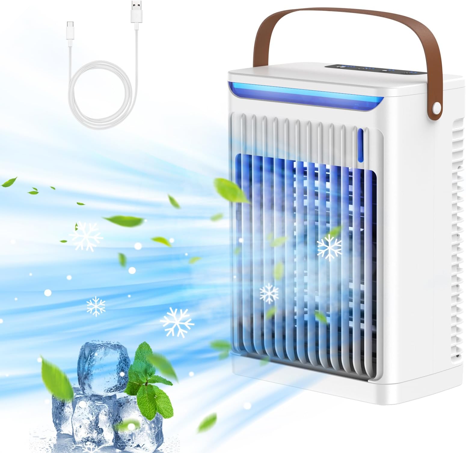 Amazon.com: Aqua Air Misting Fan Portable Rechargeable Cooling Fan ...