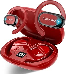 Amazon.com: Conyat Open Ear Headphones, Wireless Bluetooth 5.4 Earbuds with Big Earhooks, Ultra ...