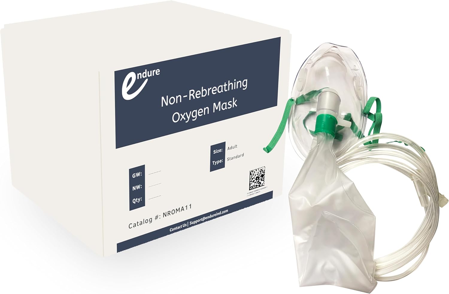 Amazon.com: Endure Industries Case of 30 Standard Non-Rebreathing ...