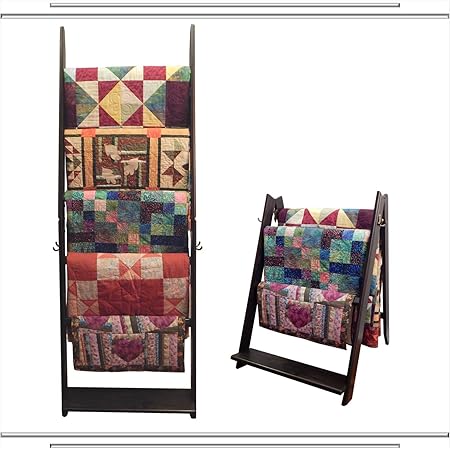 Amazon.com: The LadderRack 2-in-1 Quilt Display Rack (5 Rung/24" Model ...