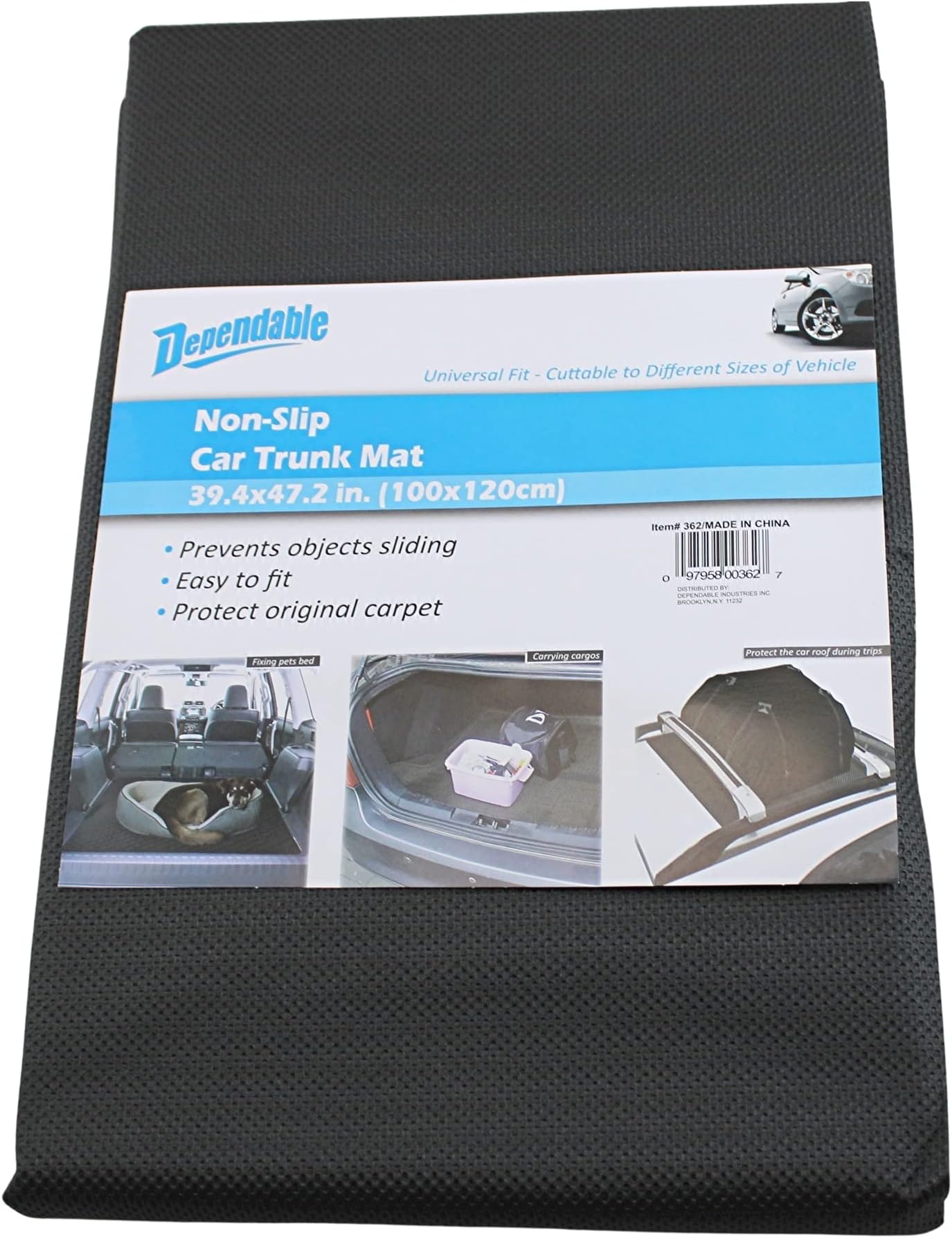 Amazon.com: Trunk Mat for Cars Anti Slip Mat Cargo Liner Protector ...