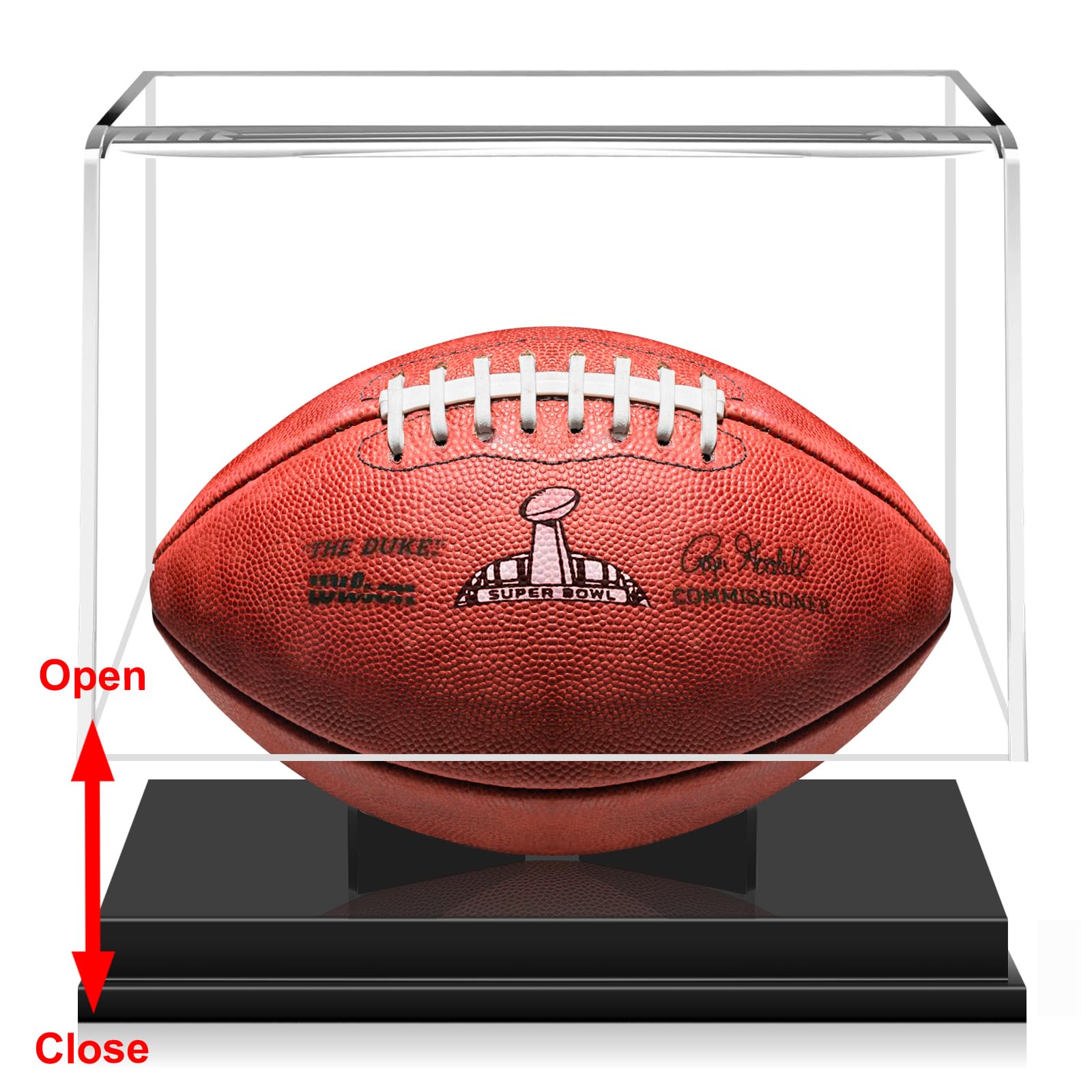 Snapklik.com : KKU Football Display Case, Acrylic Football Case Display ...