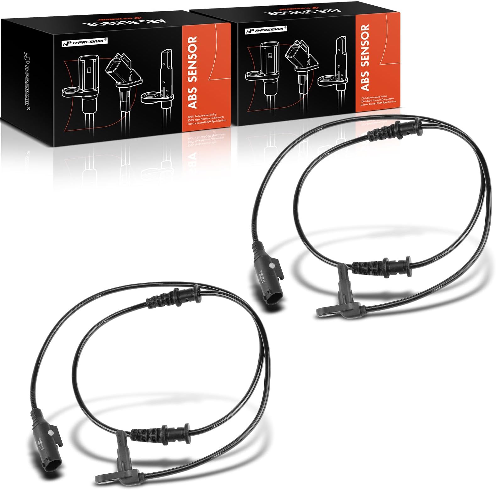 Amazon.com: A-Premium Rear Right ABS Wheel Speed Sensor Compatible with ...