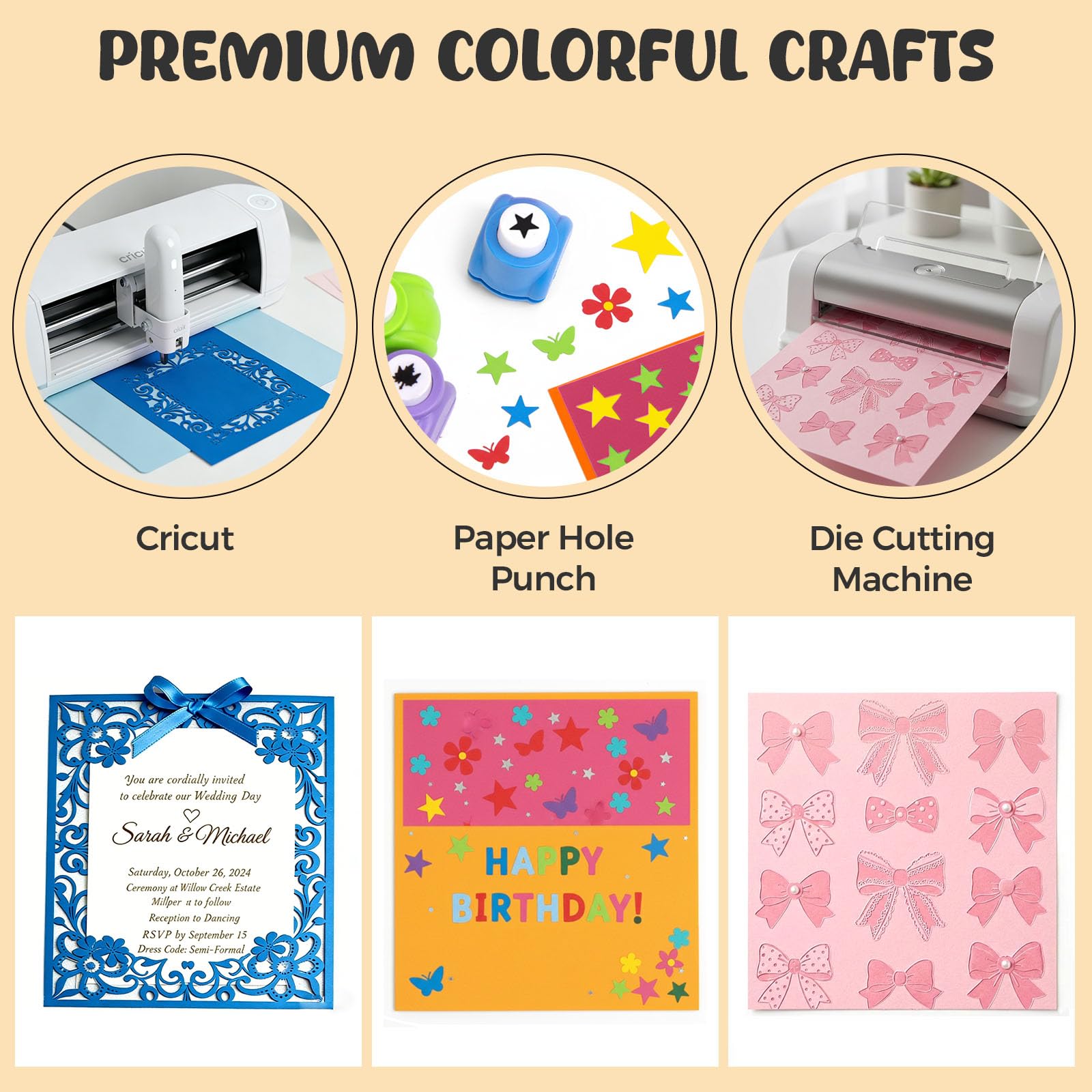 Snapklik.com : 100 Sheets Cardstock, Colored Cardstock Printer Paper 30 ...