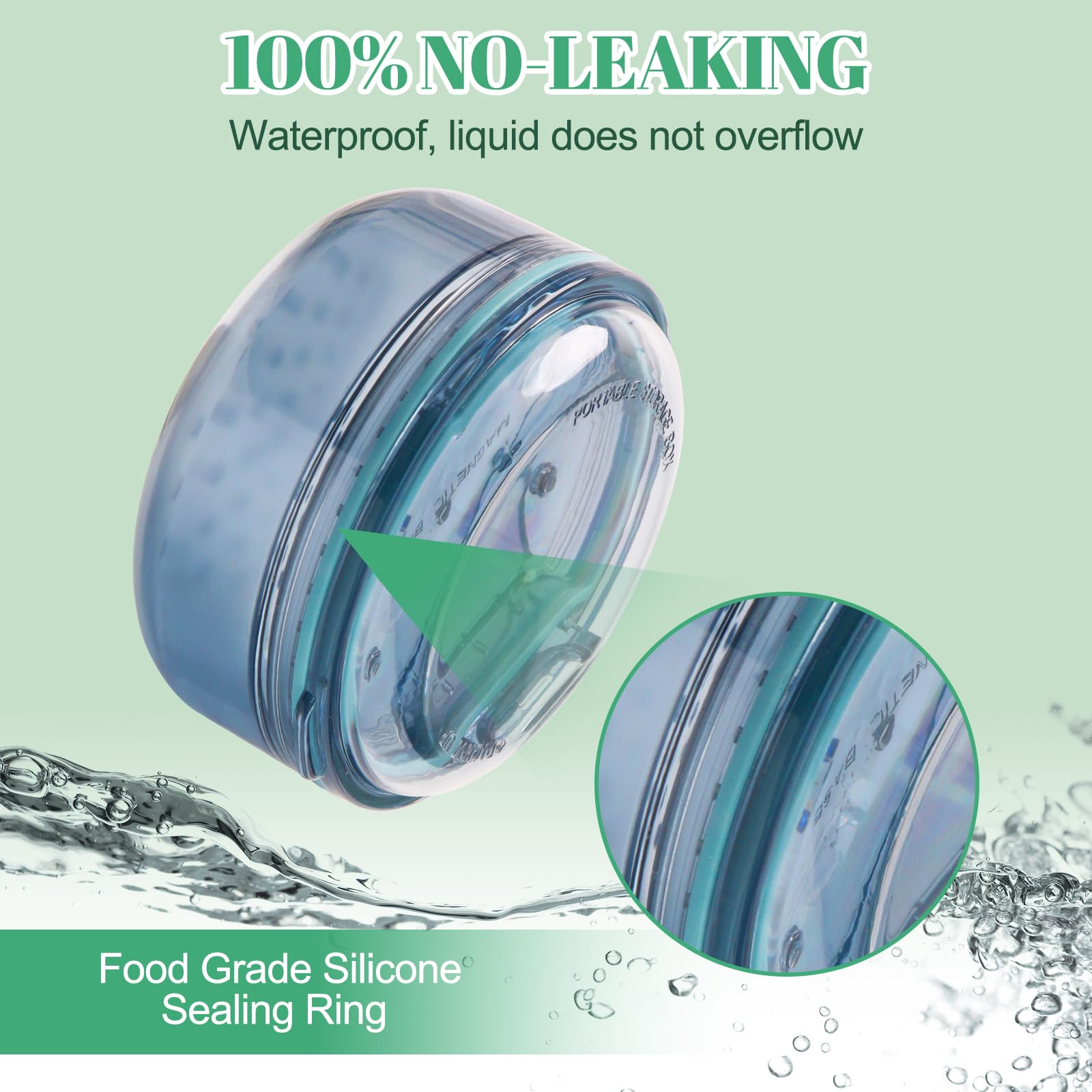 Snapklik.com : Denture Case Retainer Cleaning Case, 3-Layer Soaking ...