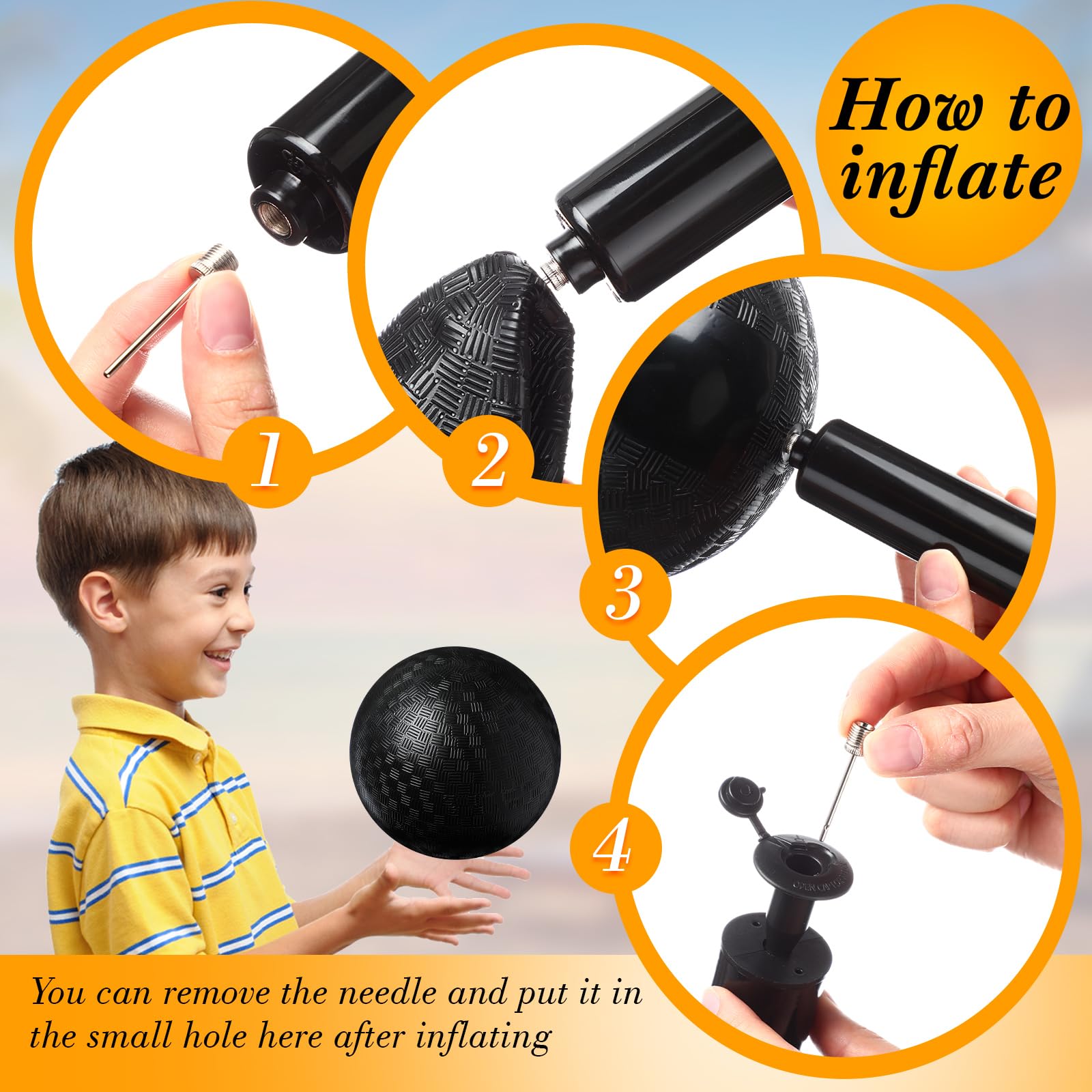 Snapklik.com : Yunsailing 24 Pack Dodgeballs Bulk 6 Inch Operation ...