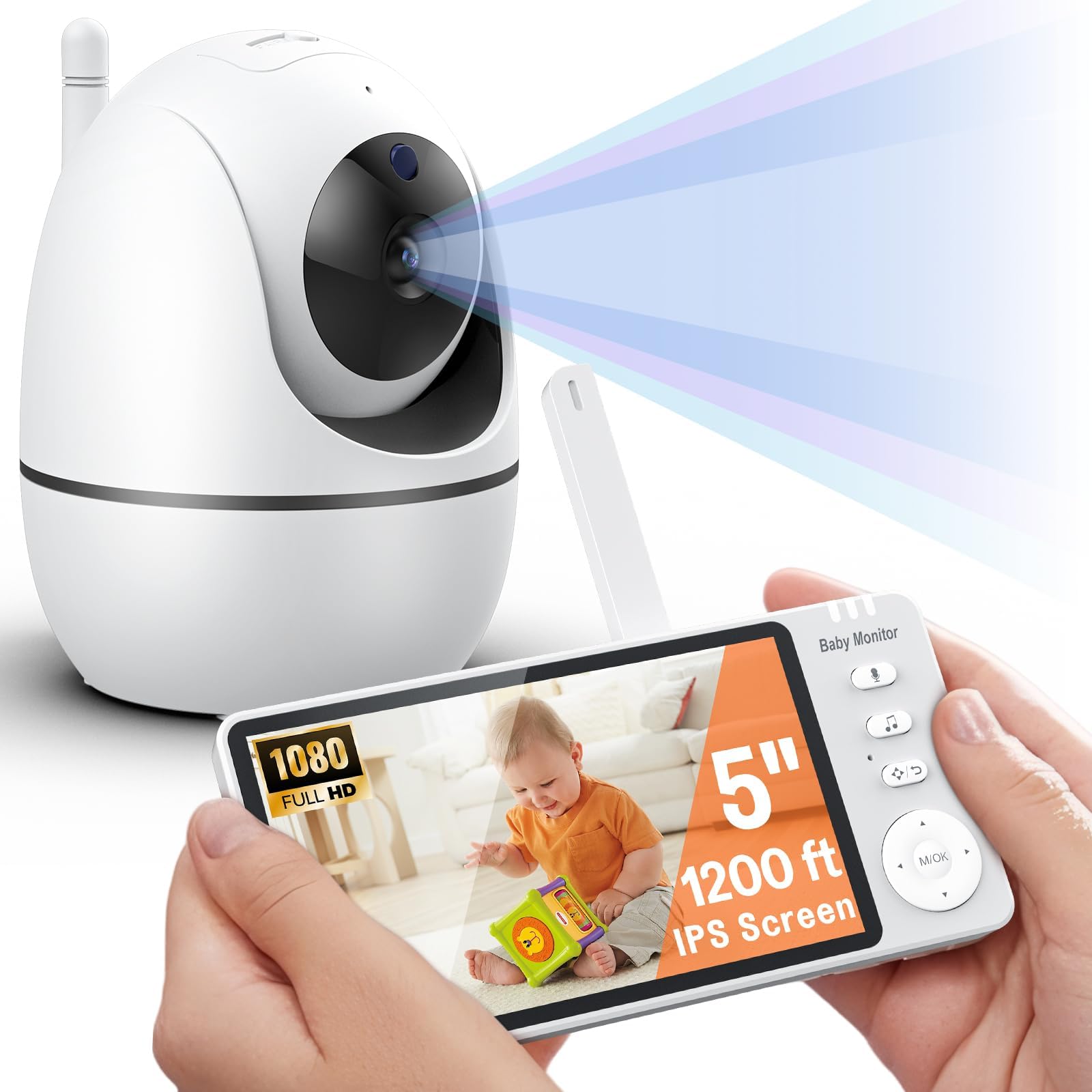 Amazon.com: Maxi Cosi Baby Monitor with Camera and Audio, 5'' Sreen ...