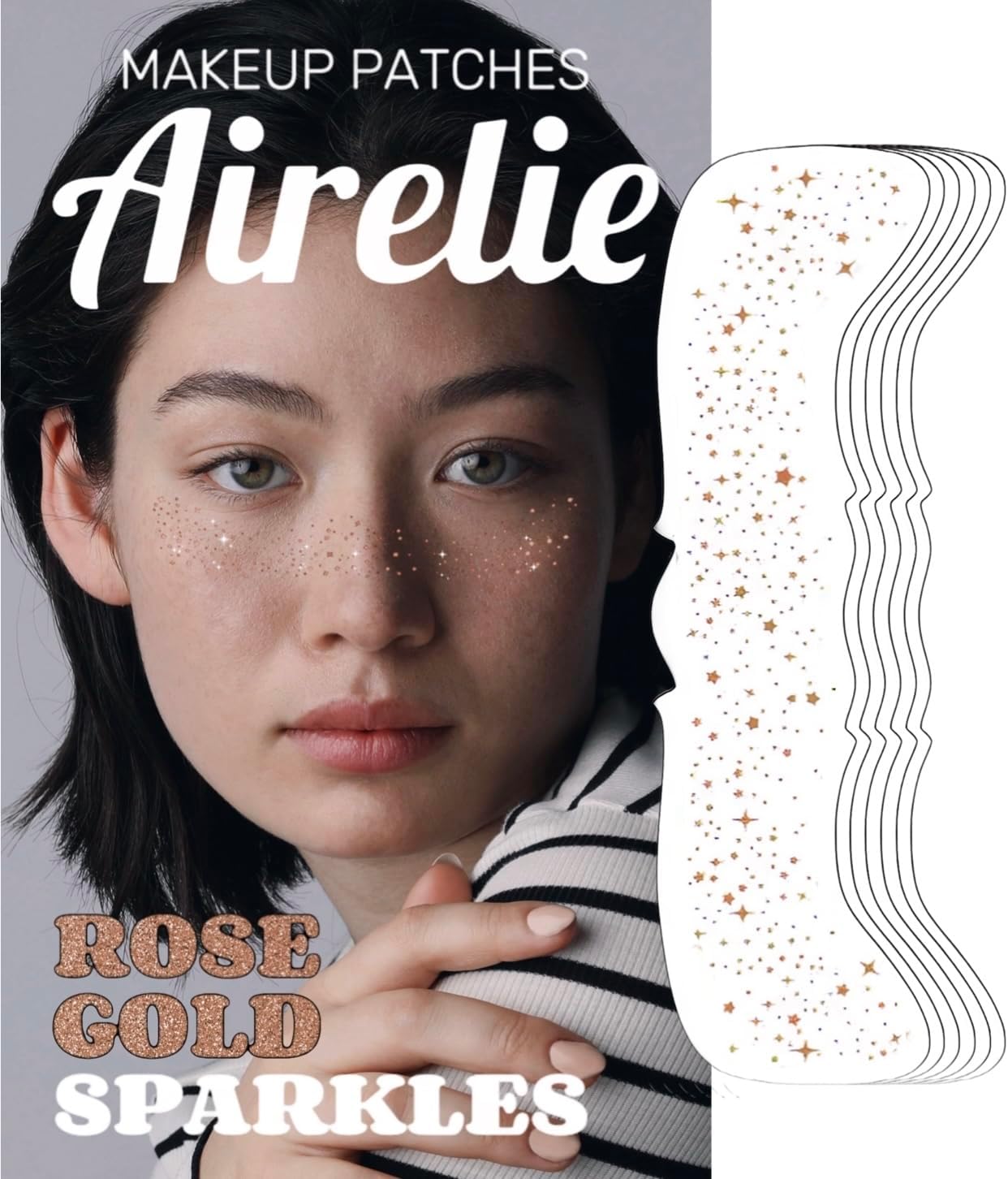 Amazon.com : Glitter Freckles Makeup Patches - Glitter Freckles Face ...