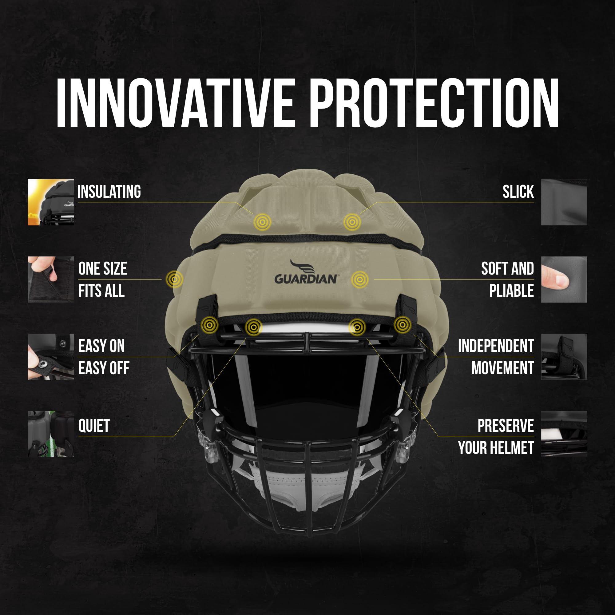 Helmet Caps Guardian Cap Soft Shell Helmet Cover For Football And