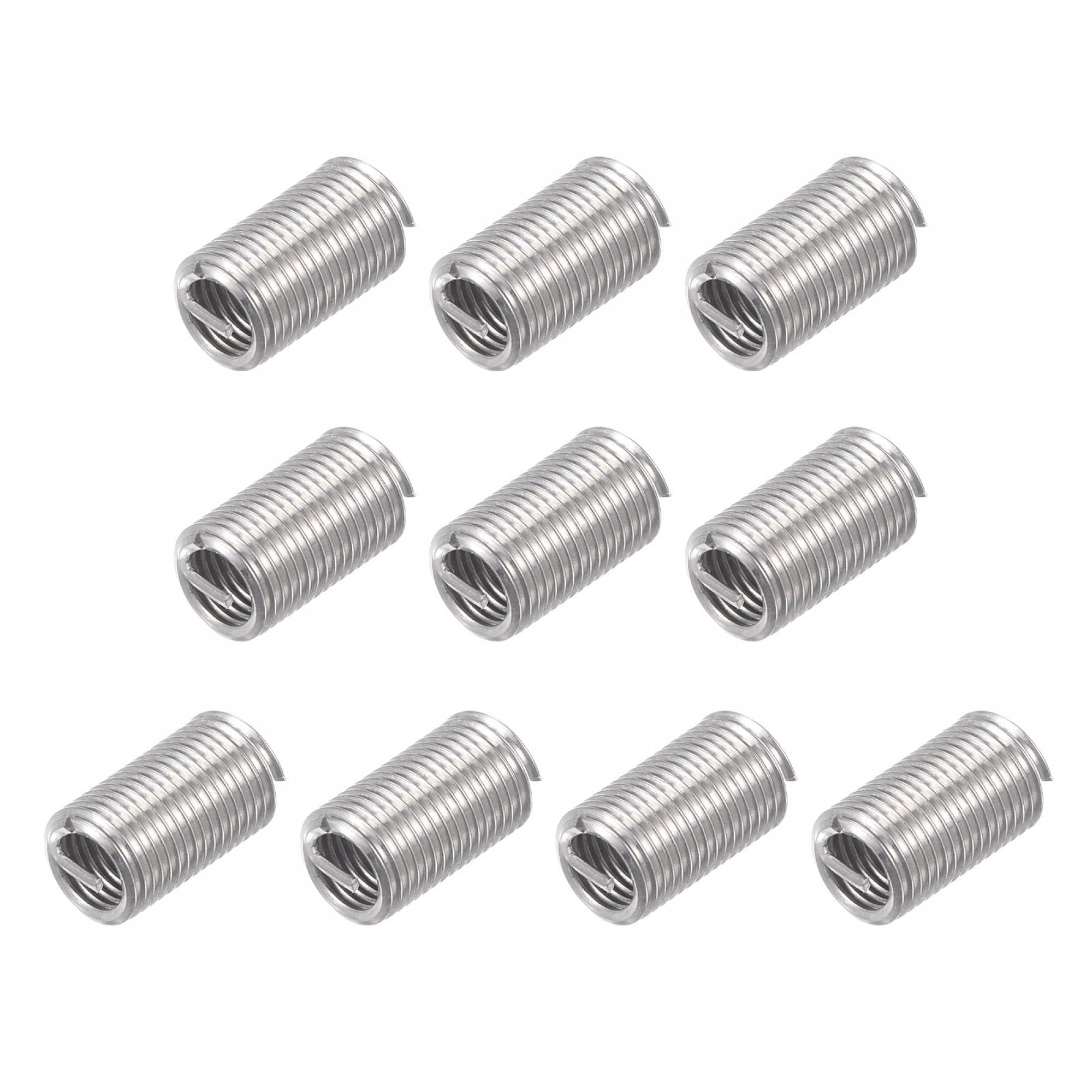 Amazon.com: uxcell Wire Thread Inserts 1/4-28 UNF 3.0D 304 Stainless ...