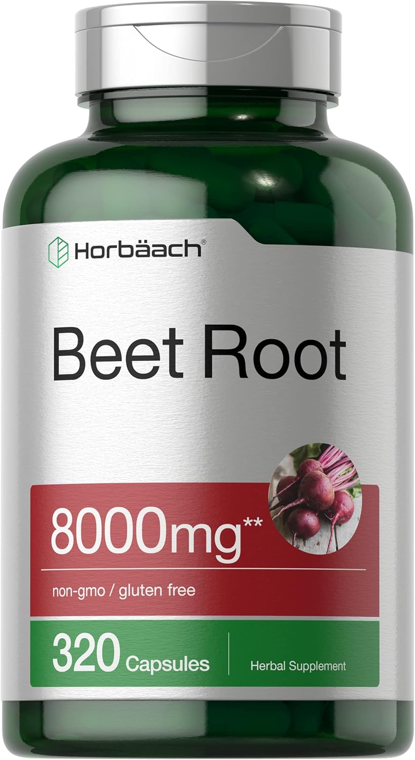 Amazon.com: Beet Root Powder Capsules 8000mg | 320 Pills | Non-GMO ...