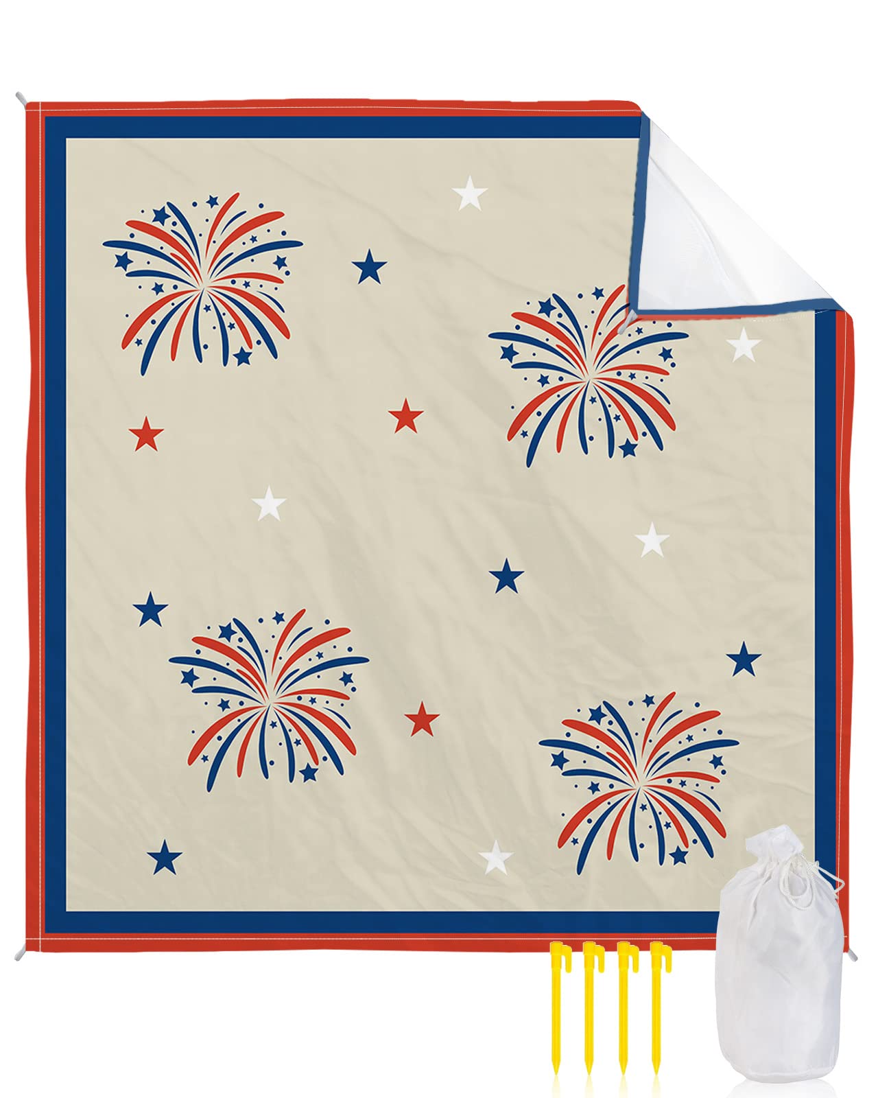 Fireworks Corner Border