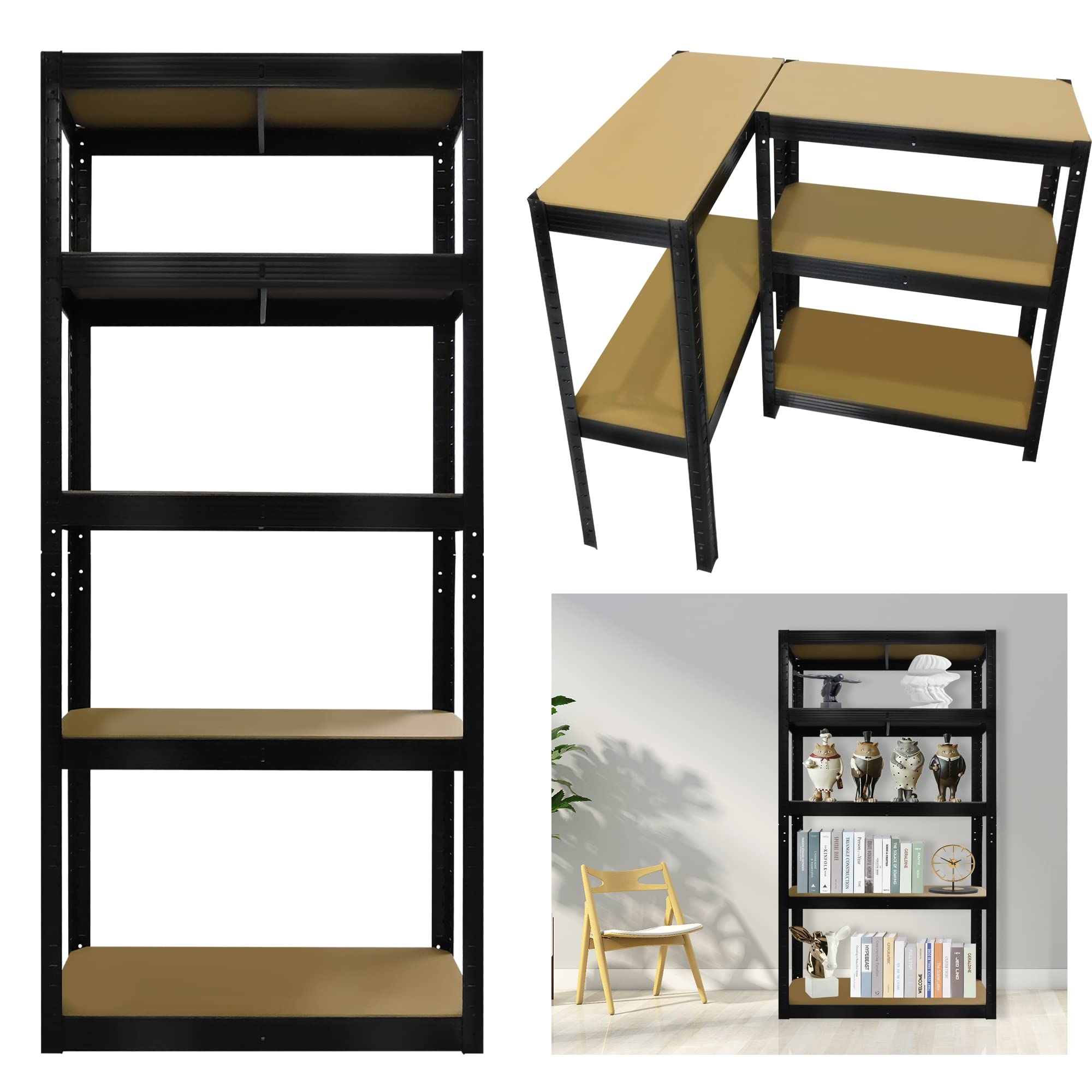 Buy ANSIMIDA Heavy Duty Greenhouse Racking Shelving, 5 Tier Metal ...