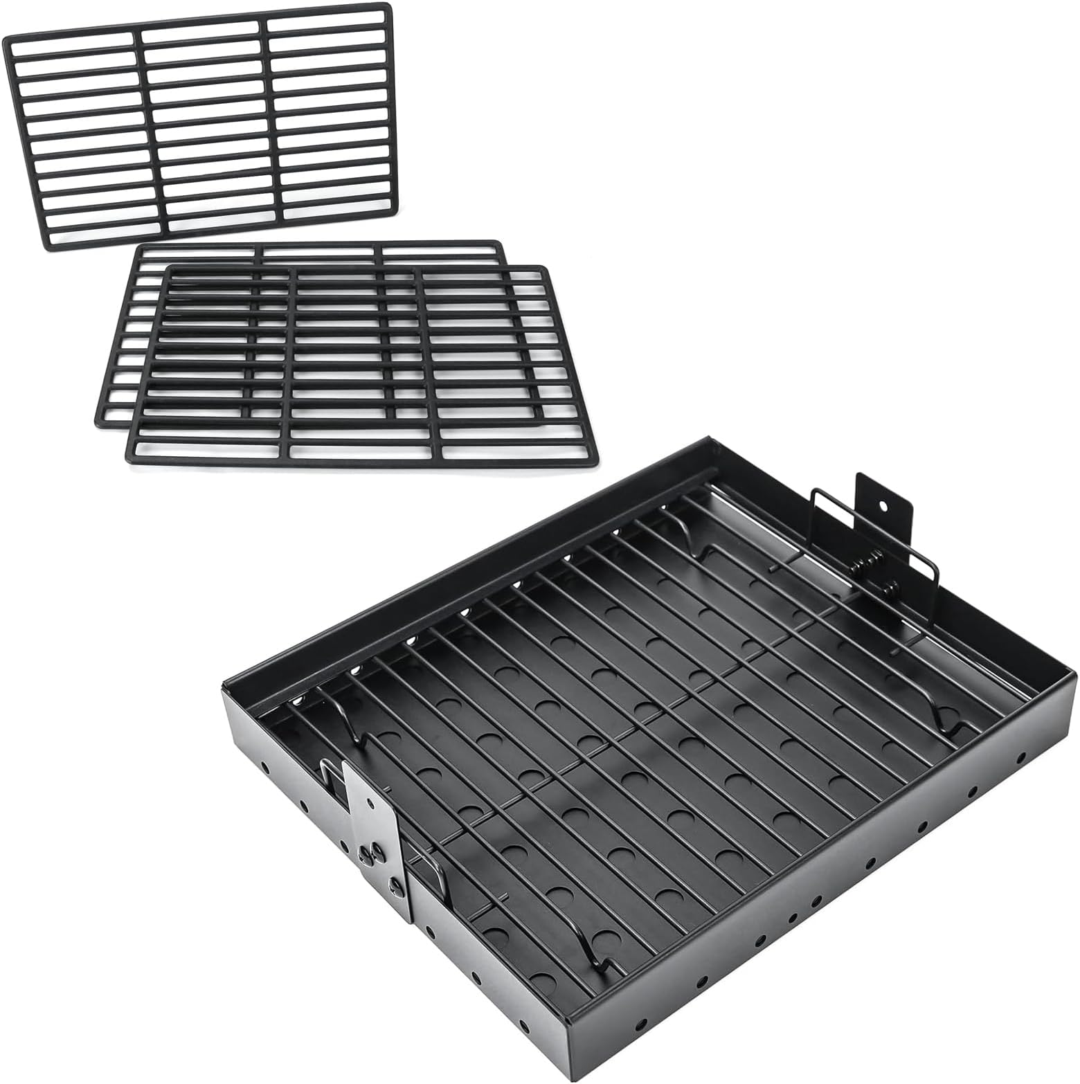 Amazon.com : Hisencn 17.8'' Cooking Grates and Stretchable Charcoal ...