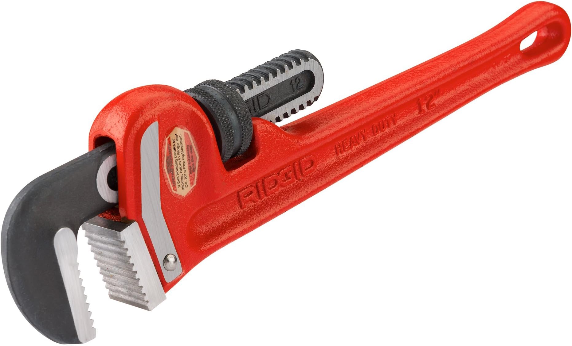 RIDGID 31100 Model 818 Aluminum Straight Pipe Wrench, 18-inch Plumbing ...