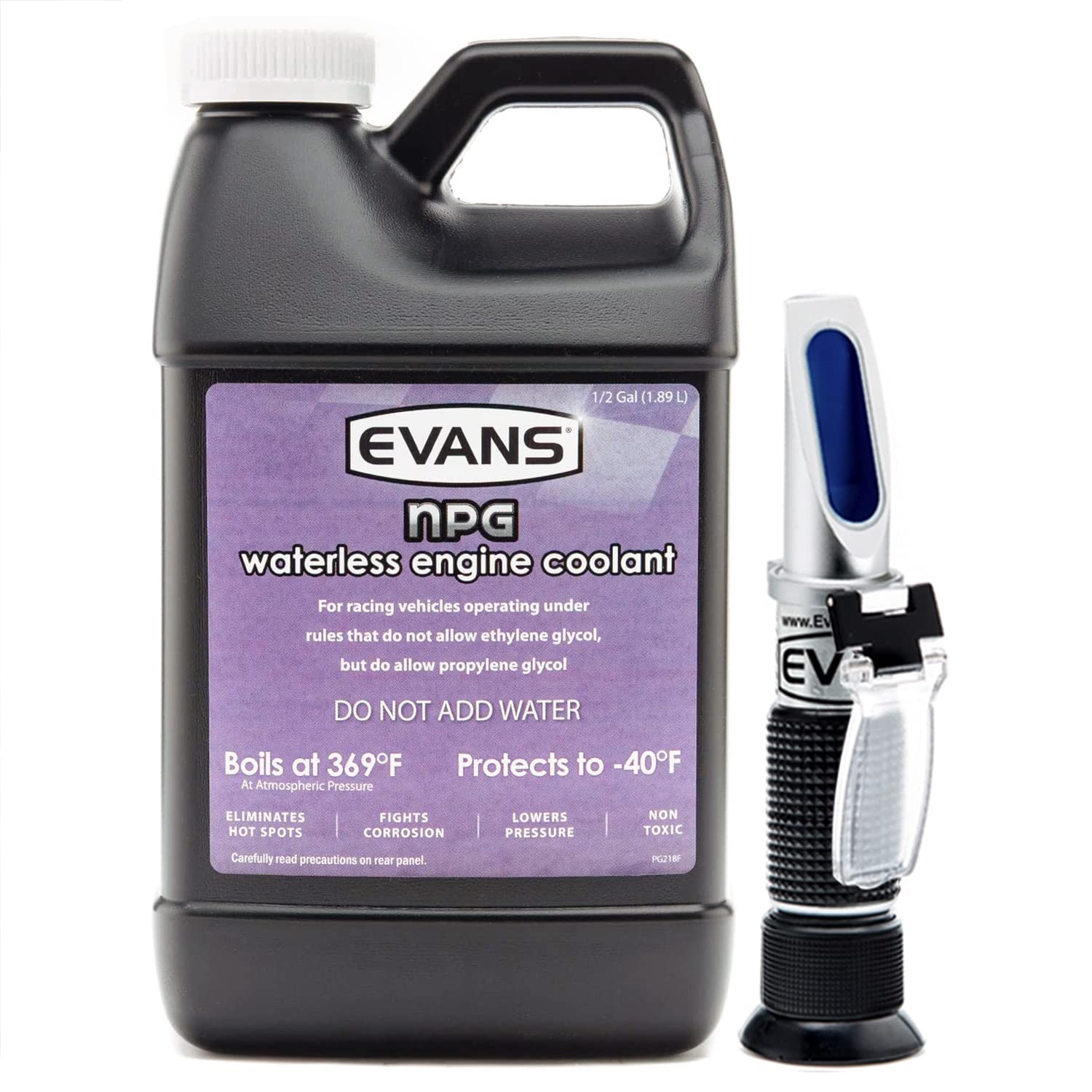 Amazon.com: EVANS Waterless (NPG) Racing Coolant 64 fl. oz. + Analog ...