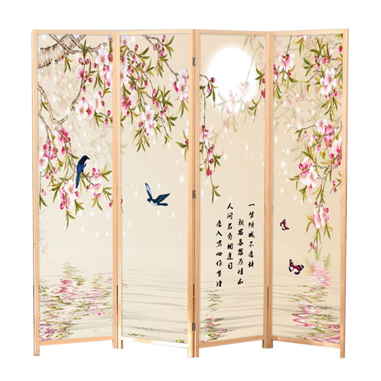 NOWLIN Folding Screen Room Separator, 1.8 2 M High Room Dividers Panels ...