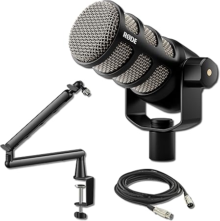 Amazon.com: Rode PodMic Cardioid Dynamic Broadcast Microphone with ...