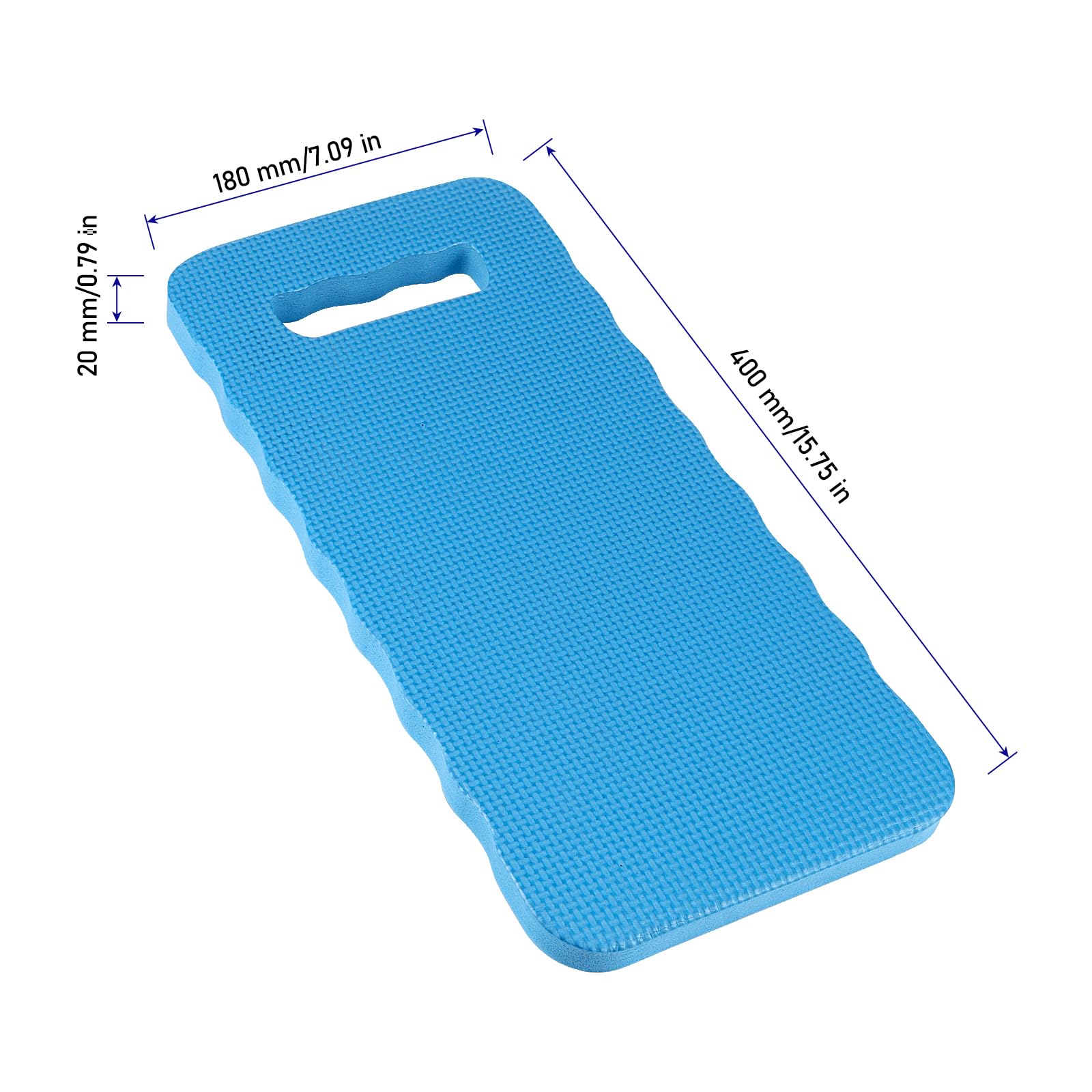 Snapklik.com : 8 PCS 16x7 Inch Blue Garden Kneeling Pad, 20 Mm Thick ...