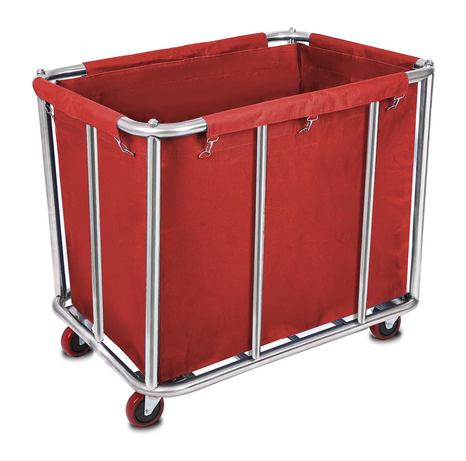 Amazon.com: 12 Bushels Laundry Cart for Commercial/Home,Heavy Duty ...