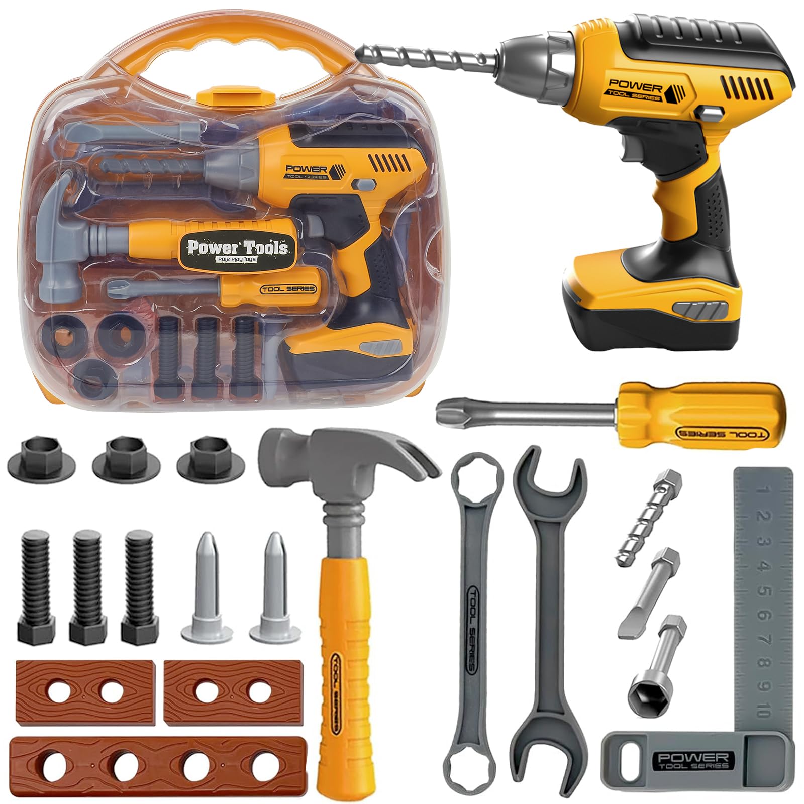 Amazon.com: Kids Tool Set - Toddler Tool Set with Tool Box & Electronic ...