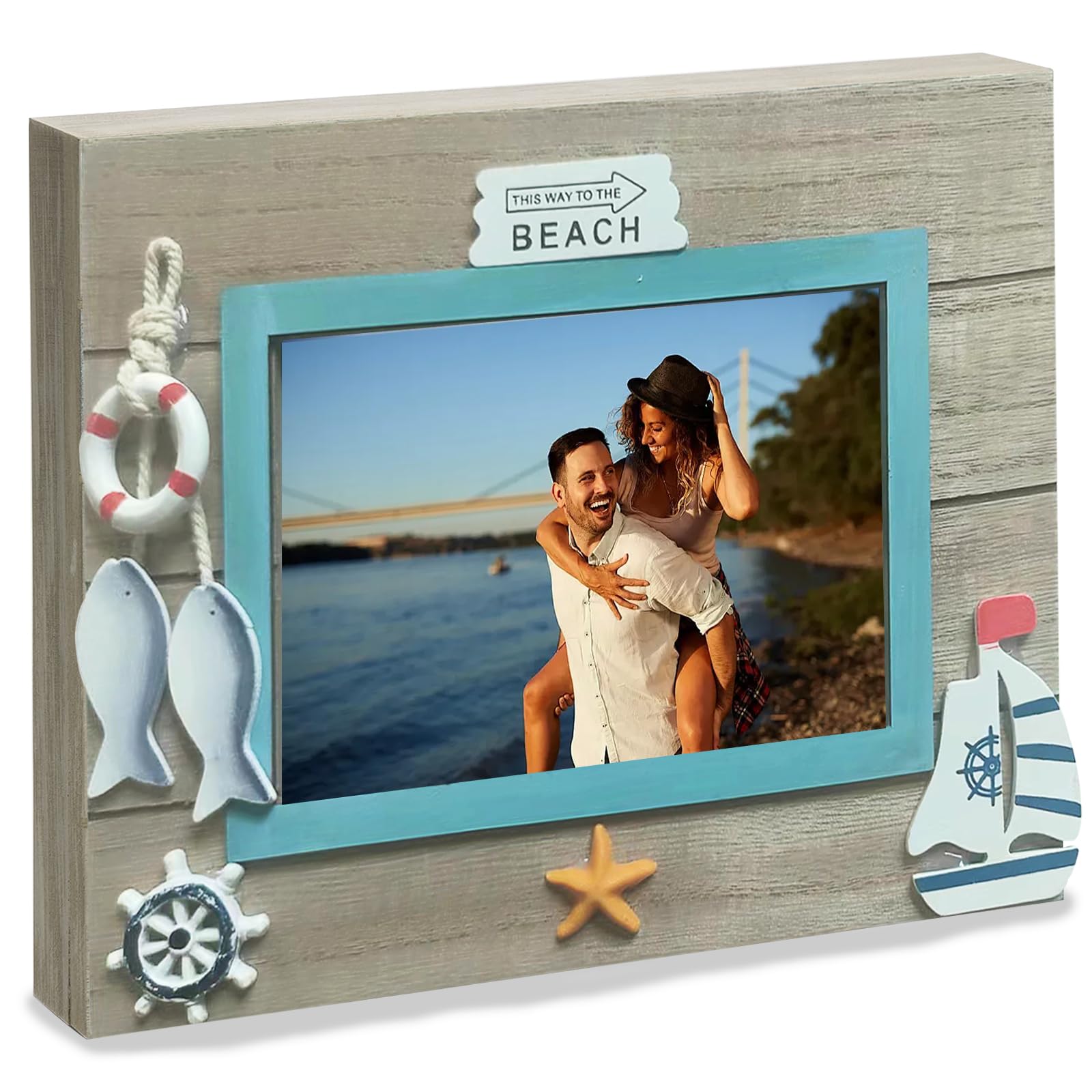 Snapklik.com : Beach Photo Frame 4x6 Inches Mediterranean Photo Frame ...